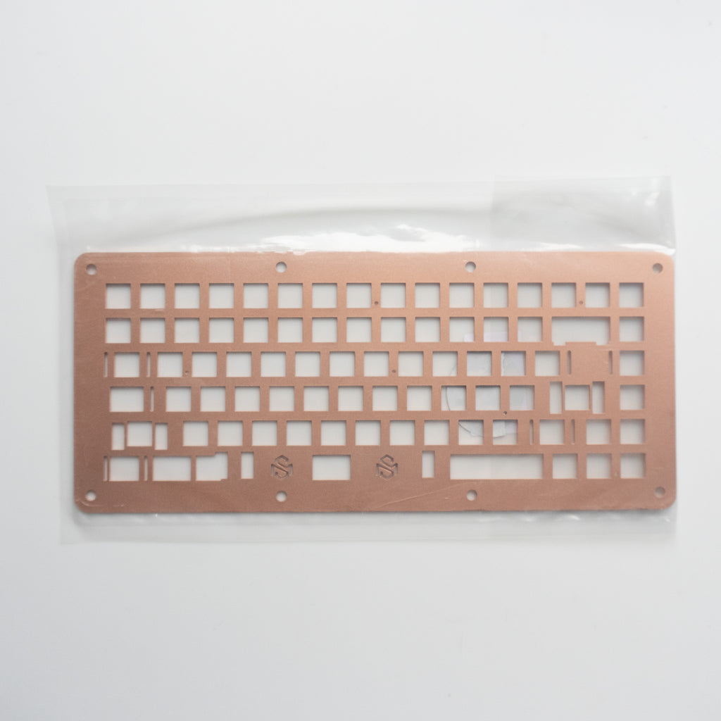 UNUSABLE KBD75 Copper Sandblasted Plate – SM Keyboards LLC